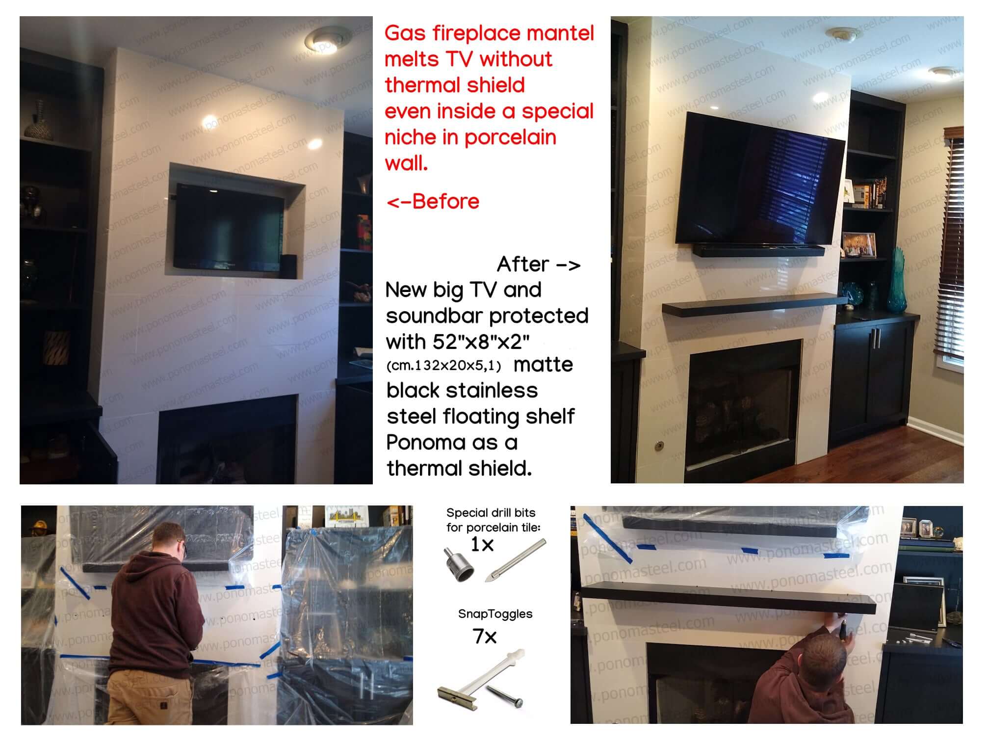 How to Install Floating Shelves, Modern Corner Floating Shelves ...